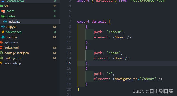 vite中使用react-router-dom-v6 路由报错 Uncaught SyntaxError: Unexpected token ‘＜‘_vite uncaught ...