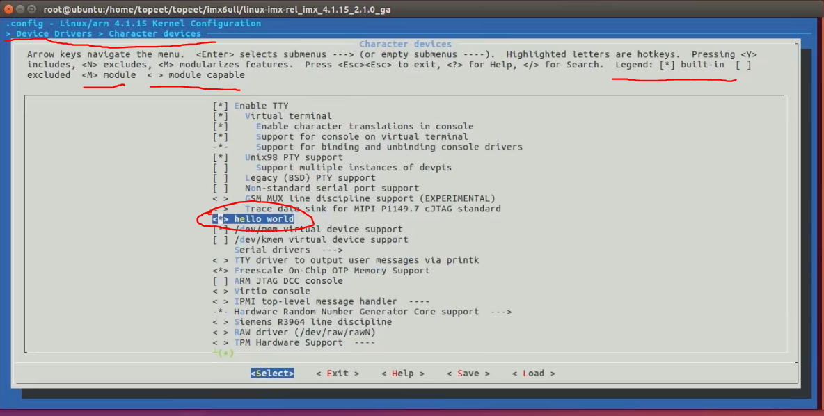 Linux驱动-第一个驱动hello world_rm: 'linux-imx-4.1.15-2.1.0-g3dc0a4b-v2.7' is ...