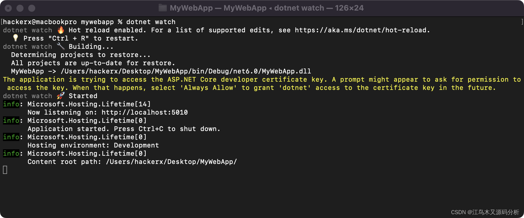 dotnet6跨平台环境搭建及运行web工程_sudo apt-get install -y dotnet-CSDN博客