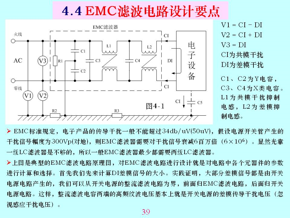 EMC传导干扰滤波电路的设计_emc滤波电路-CSDN博客