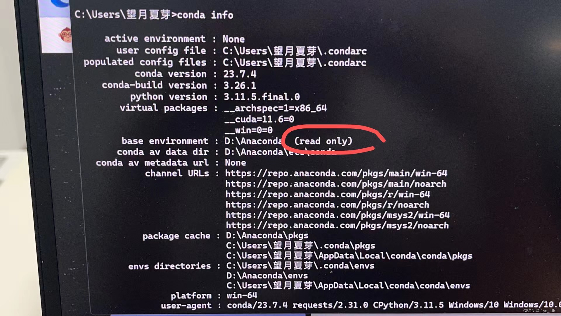 Anaconda base enviroment read only 解决_base environment read only-CSDN博客