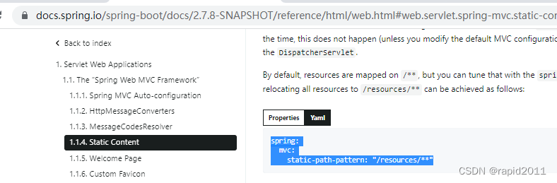 SpringBoot2-6 Web1-静态资源 默认4个目录，特别是resources 目录， webjars引入和内部资源访问，注意其内部resources目录 HandlerMapping ...