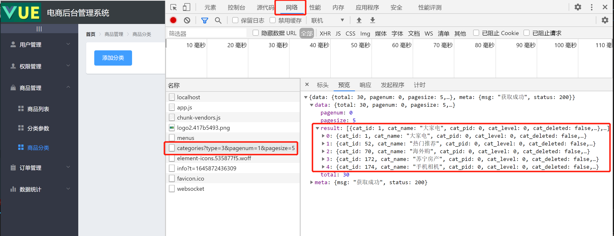 【vue项目实战】37、商品分类功能介绍和基本结构搭建 Vue 商城分类模块 Csdn博客