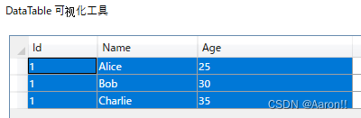 C# 对DataTable 的某一列进行去重,并保留其他列,其他列不去重_c# datetable 去重-CSDN博客