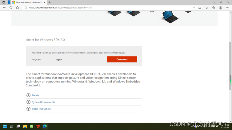 Kinect v2.0 for Windows10 安装教程_kinect2.0-CSDN博客