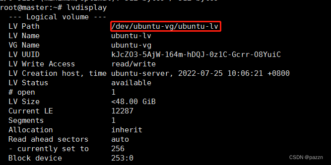 VM虚拟机Ubuntu 22.04 LVM磁盘扩容报错：GPT PMBR size mismatch (104857599 != 209715199) will be corrected by ...