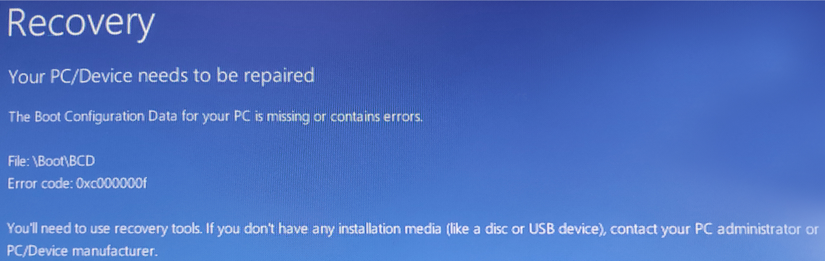 File:\Boot\BCD Error code: 0xc000000f_无盘系统bootbcd-CSDN博客