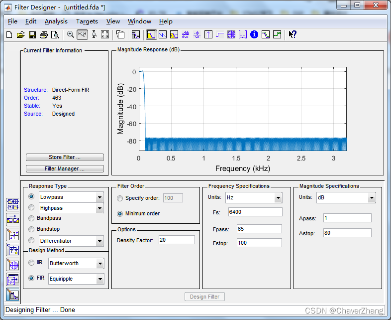 利用Matlab工具箱设计FIR和IIR滤波器_matlab滤波器工具箱-CSDN博客