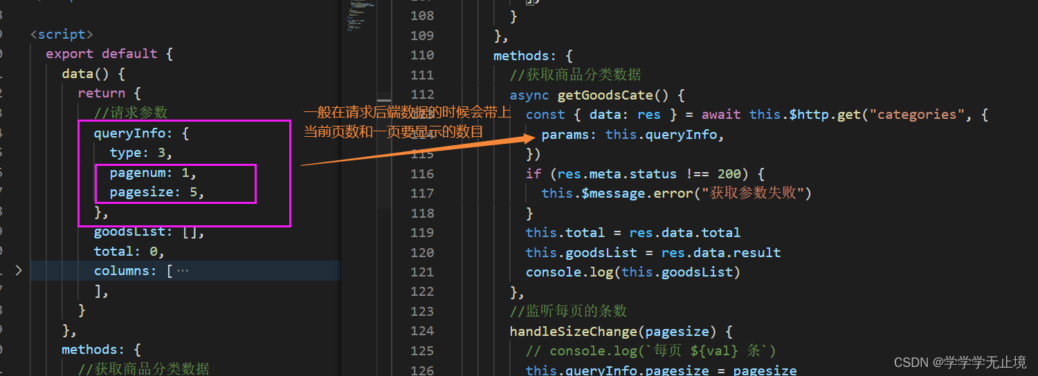 Vue后台管理系统之实现分页功能vue实现后端分页 Csdn博客