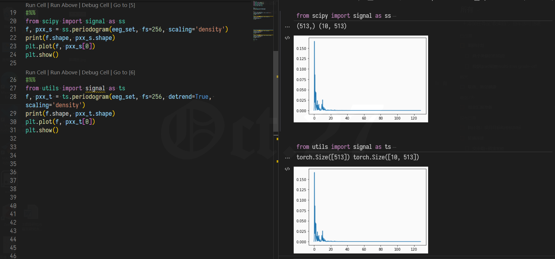 Pytorch 实现 PSD 功率谱计算：periodogram 和 welch 方法_welch psd-CSDN博客