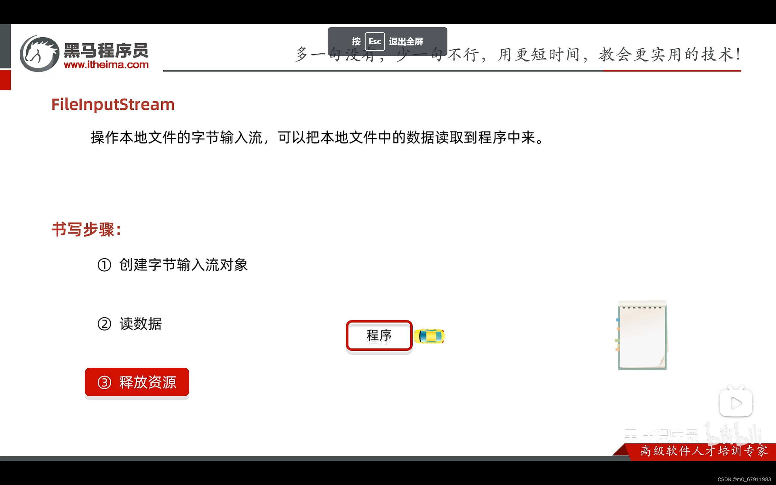 1字节输入流基本用法 2字节输入流读取数据时细节 3字节输入流循环读取java循环读取字节 Csdn博客