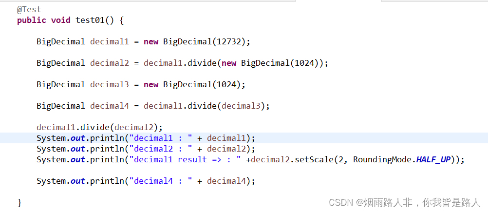 Java 小数点计算和四舍五入保留两位数divide四舍五入保留两位小数 Csdn博客 5722
