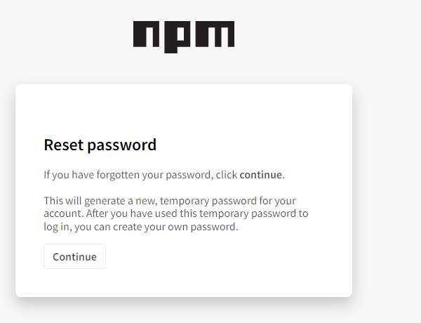 npm登录：忘记了用户名和密码，通过邮箱找回流程_npm username忘记了-CSDN博客