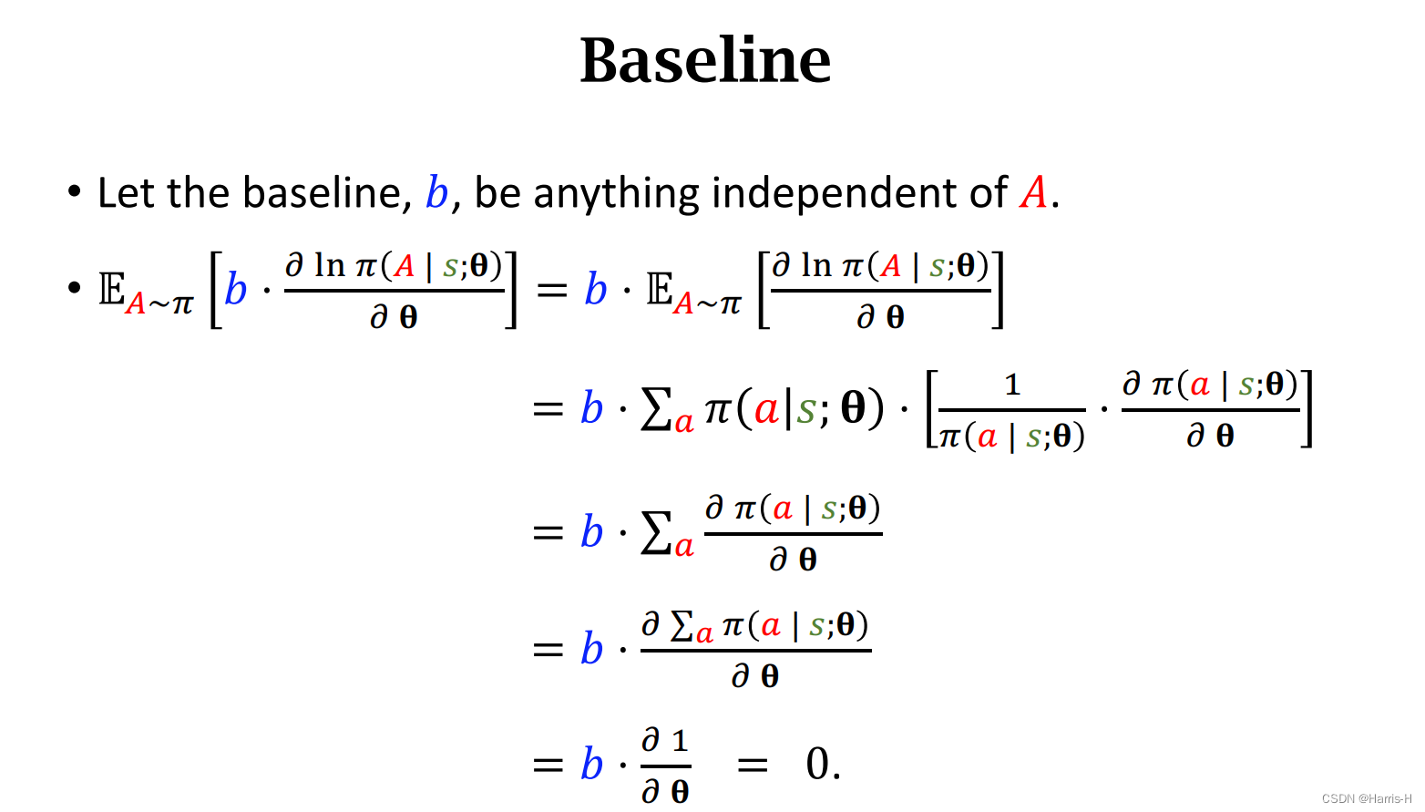 Policy Gradient with Baseline_policy gradients:reinforce with baseline-CSDN博客