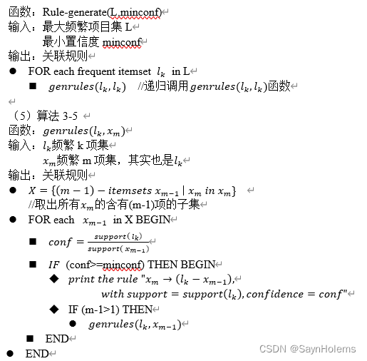 【关联分析挖掘的apriori算法】python自行实现应用实例apriori算法做题实例python Csdn博客