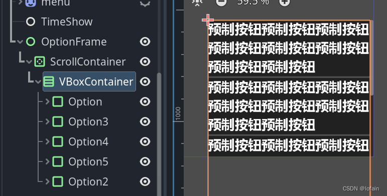 Godot 制作根据文本量自适应高度的按钮，并使用垂直布局容器将多个按钮排列_godot button-CSDN博客
