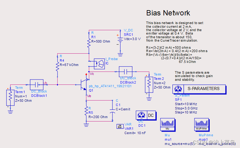 ADS仿真5_LNA设计_adslna仿真_沪上菜鸟的博客-CSDN博客