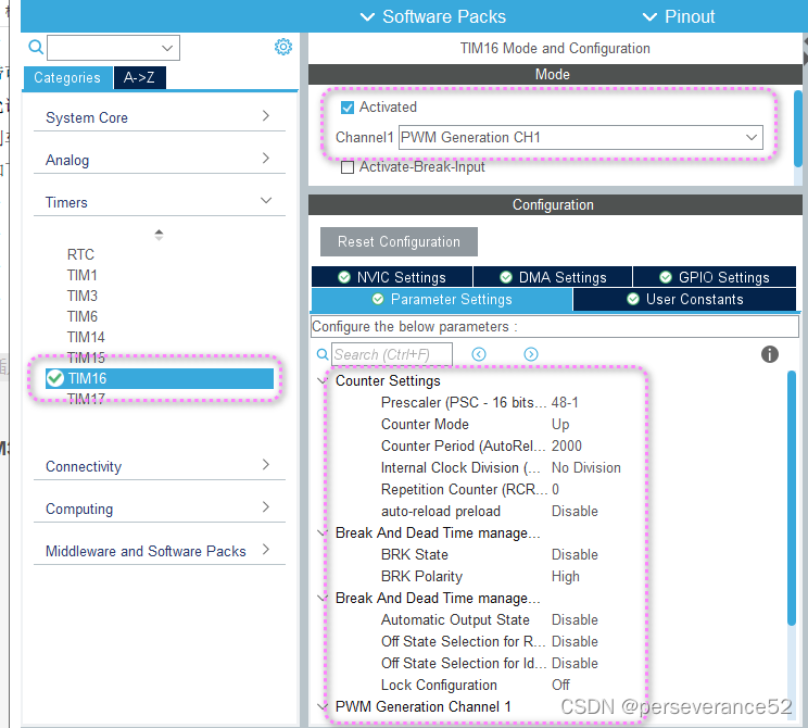 Air001 TIM16通用定时器作PWM输出和延时使用配置方法_air001数据手册-CSDN博客