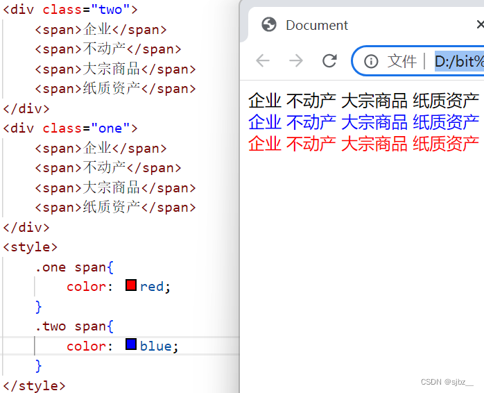 Css选择器常见用法 Csdn博客