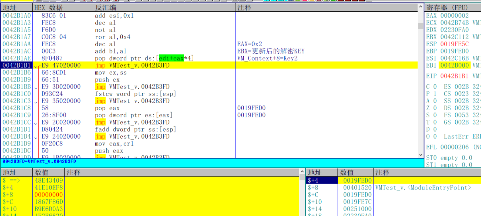 VMP分析之VM解码循环与基本架构(一)-CSDN博客
