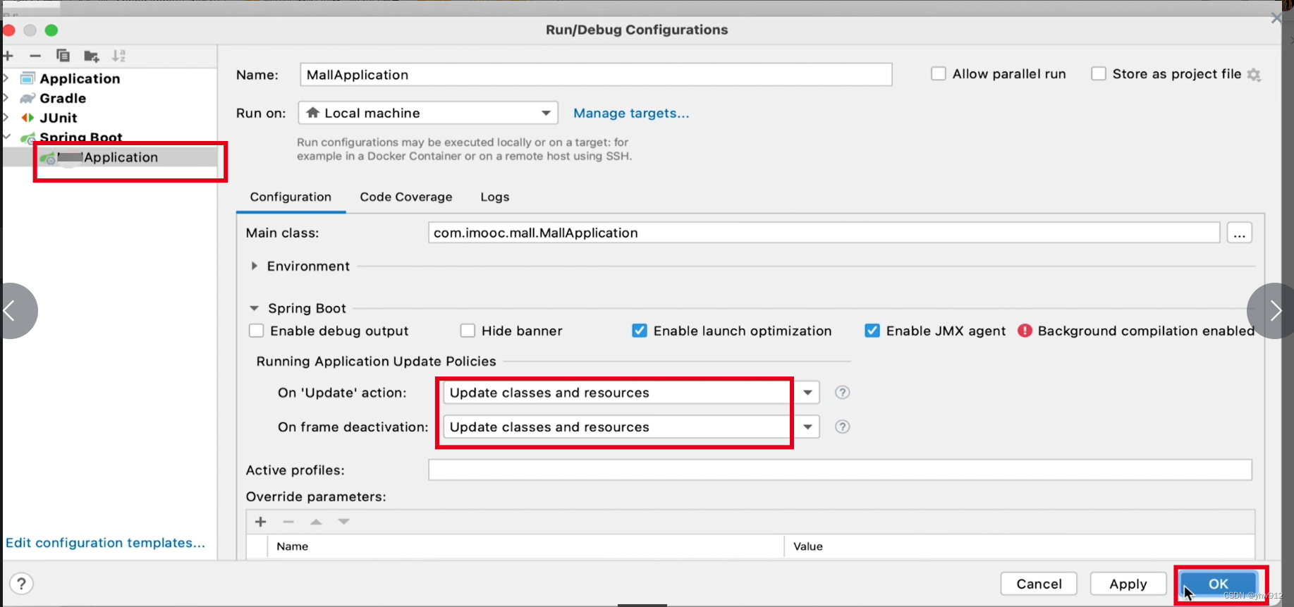 Intellij IDEA配置springBoot热加载，使代码修改后无须重启服务立即生效_idea修改代码立即生效-CSDN博客