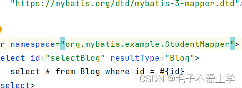 在StudentMapper上 创建一个StudentMapper.xml文件-CSDN博客