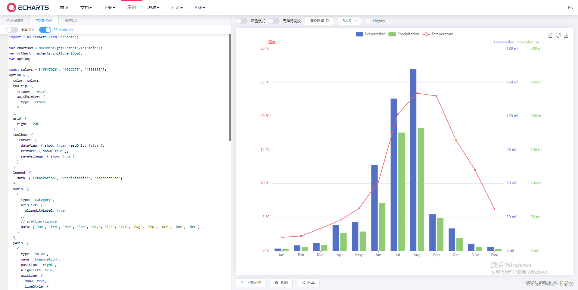 Vue ECharts 动态设置多y轴相同的最大值（包含是否连接空数据，统一的最大值向上取整，强制设置坐标轴分割间隔，设置每条y轴的index）- 附完整示例_echarts设置最大值-CSDN博客