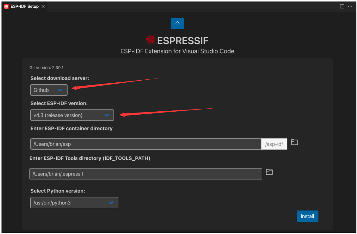 从零在 Linux(ubuntu)下，使用VScode+ESP32 IDF+Platform IO搭建开发环境_esp32 platform io-CSDN博客