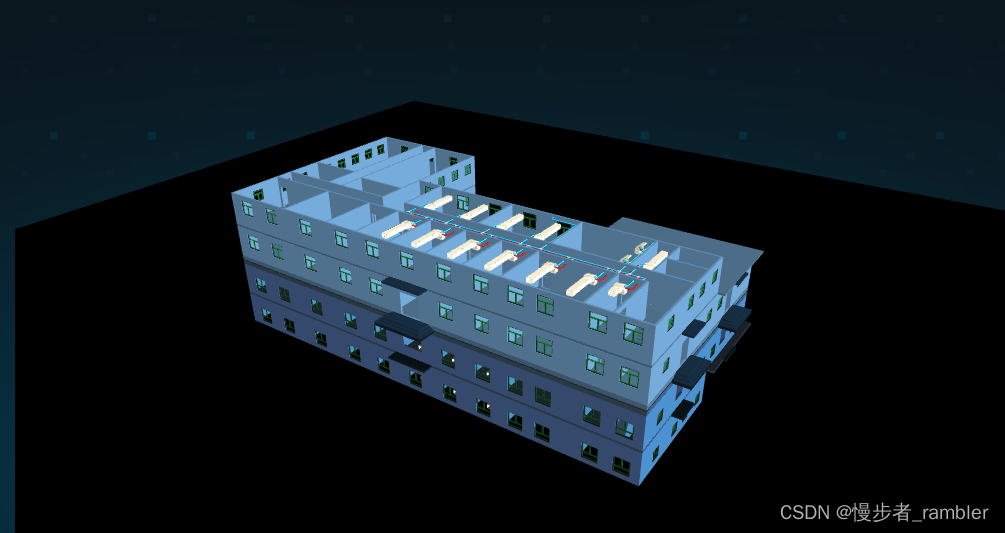 Threejs中使用reflector实现出倒影效果，并实现背景透明的效果（reflector镜面背景透明， 倒影弱化）threejs Csdn专栏