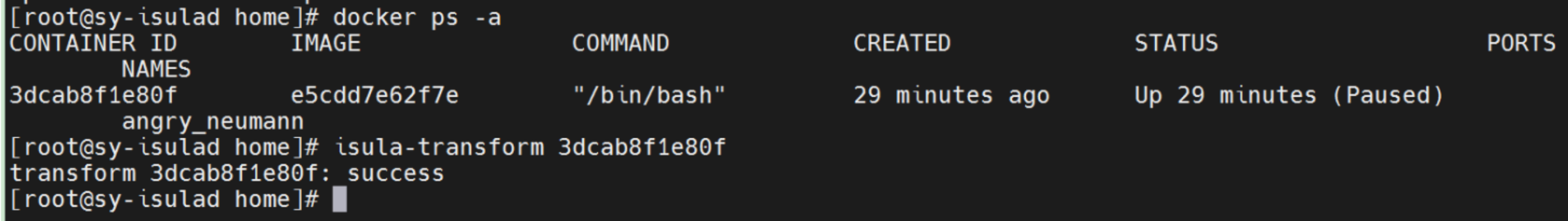 isulad研究测试记录_docker_measure&control-Ssir-华为云开发者联盟