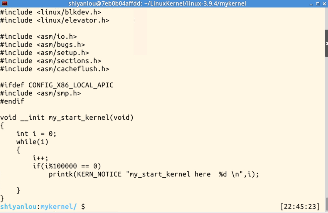 2021-2022-1 20212812《Linux内核原理与分析》第三周作业_20212812 孙菊英的博客-CSDN博客