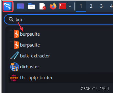 Burpsuite 简单使用教程-kali系统_kali burp-CSDN博客