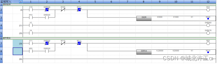 三菱FX5U运动控制（步进）_fx5u定位控制实例-CSDN博客