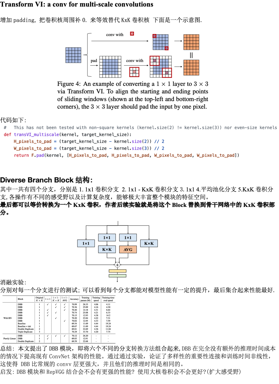 重参数化结构(structural re-parameterization)-CSDN博客