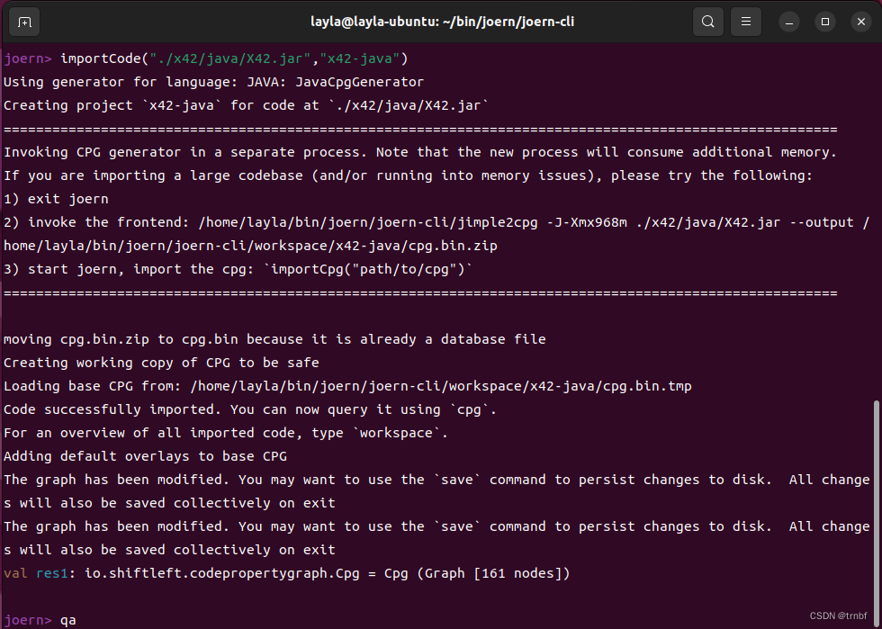 joern安装+简单使用_joern教程-CSDN博客