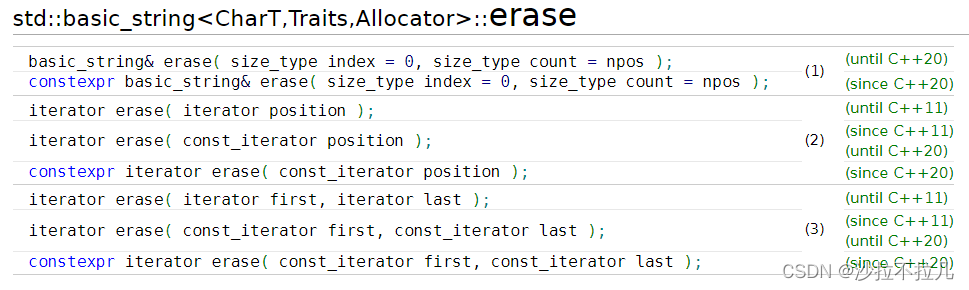 C容器erase和insert总结(自用)c Iterator Erase Insert Csdn博客