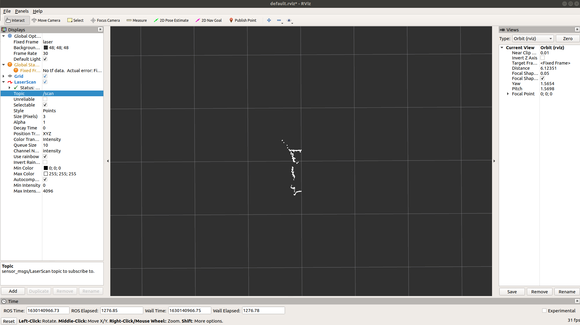 ROS melodic通过hokuyo_node驱动从USB读取URG-04LX-UG01雷达数据_urg-04lx-ug01驱动-CSDN博客
