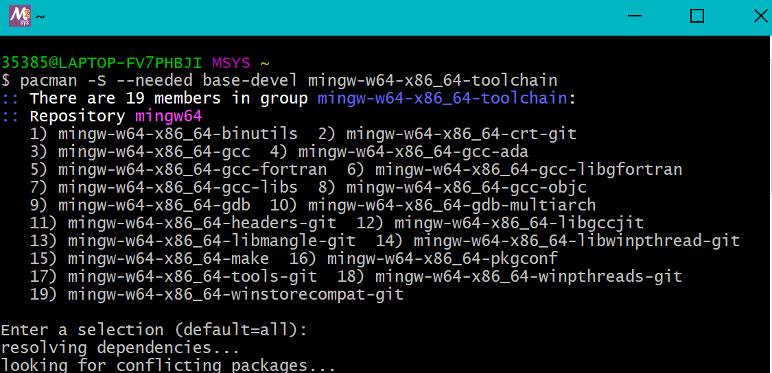 windows下MingW64安装教程_pacman windows-CSDN博客