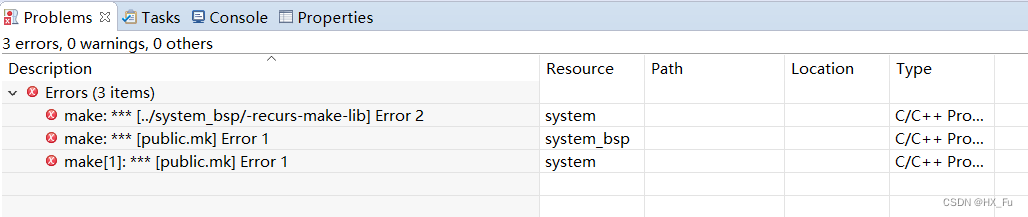 NIOS II出现“make :***[../system_bsp/-recurs-make-lib] Error 2”错误-CSDN博客