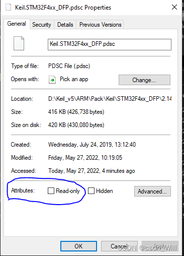 问题记录:mdk提示 Loading Pdsc Debug Descriptionfailed 解决方法 Csdn博客