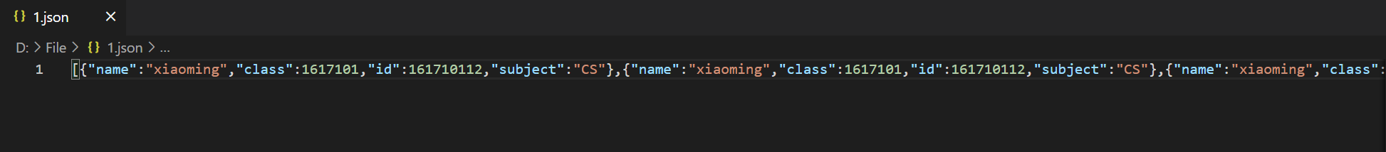 VSCode使用插件美化json数据格式_vscode json美化-CSDN博客