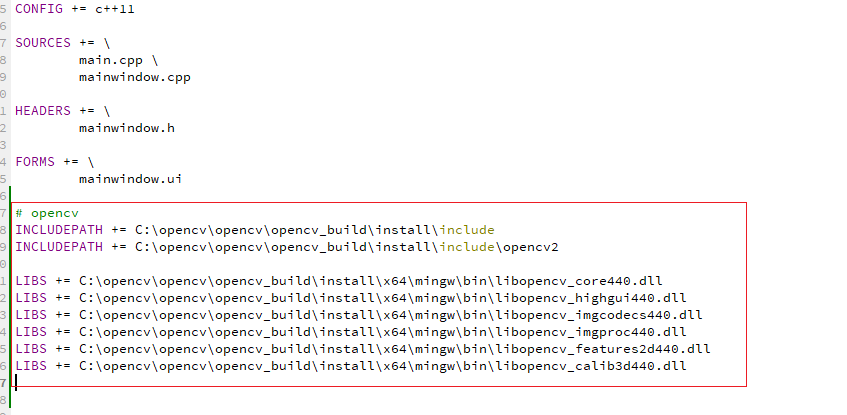 Windows+QtCreater+Opencv环境配置(成功运行)_qt creator 添加opencv-CSDN博客