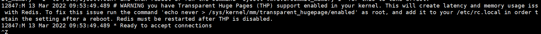 Linux Redis WARNING You Have Transparent Huge Pages THP Support 