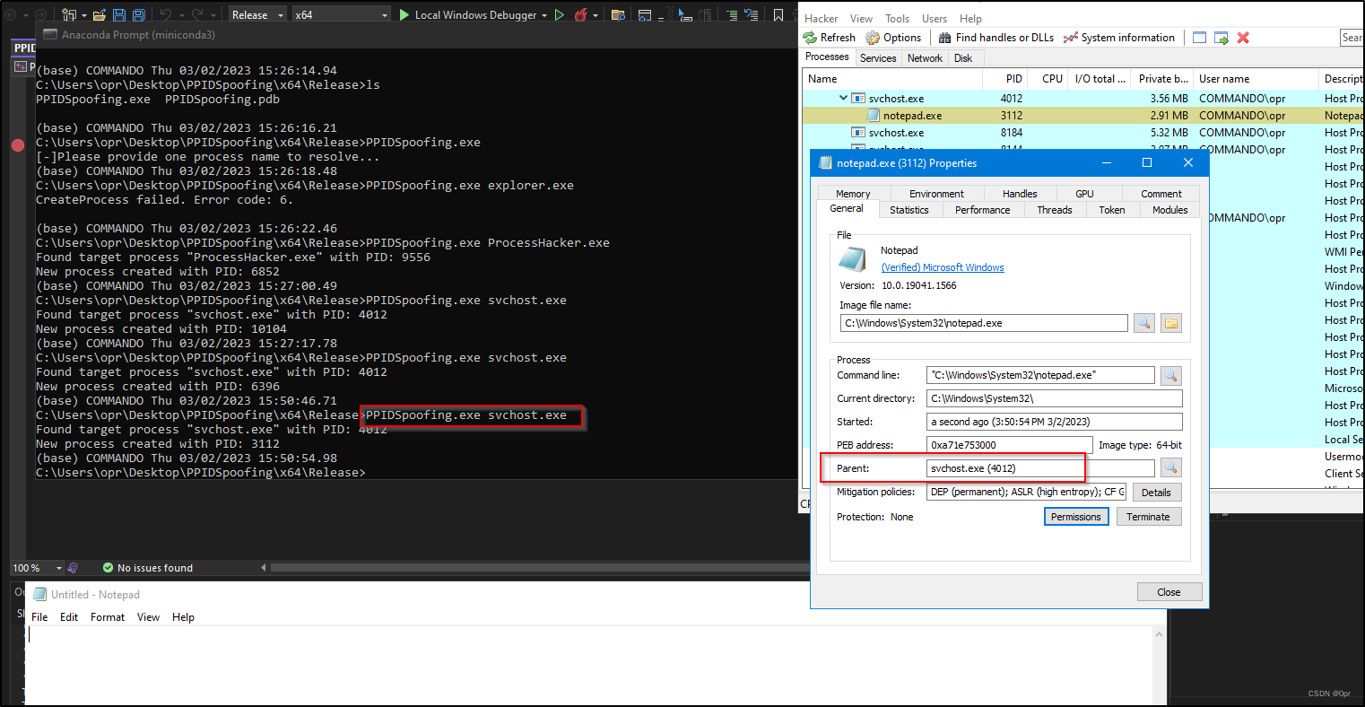 Malware Dev 01 - 免杀之 PPID Spoofing 原理解析_断链ppid技术在免杀中的应用-CSDN博客