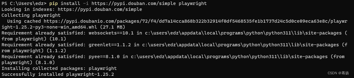 playwright安装失败 Building wheel for greenlet (setup.py) … error_error: failed building wheel for ...
