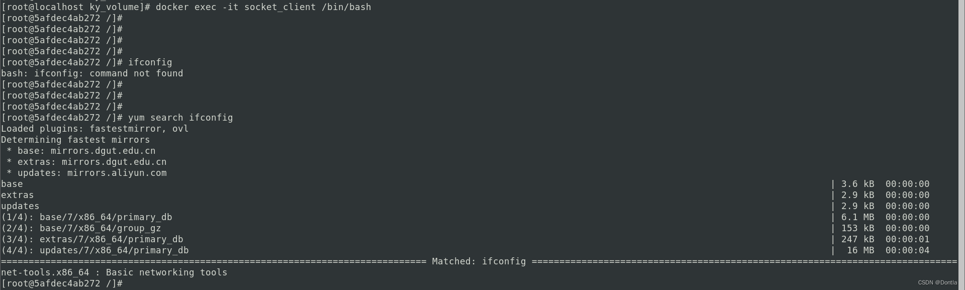 Centos yum （Ubuntu apt）如何安装ifconfig？（net-tools.x86_64 安装网络工具）_apt ifconfig-CSDN博客