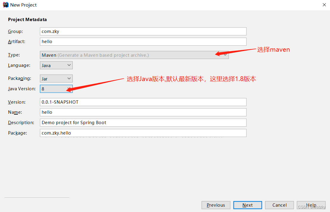 Springboot：（一）创建springboot项目 Csdn博客 