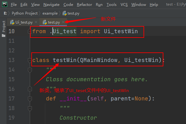 项目教程 | Pycharm+Pyqt5+Eric6实现逻辑与界面分离（实例教学）_python qt页面和操作分开-CSDN博客