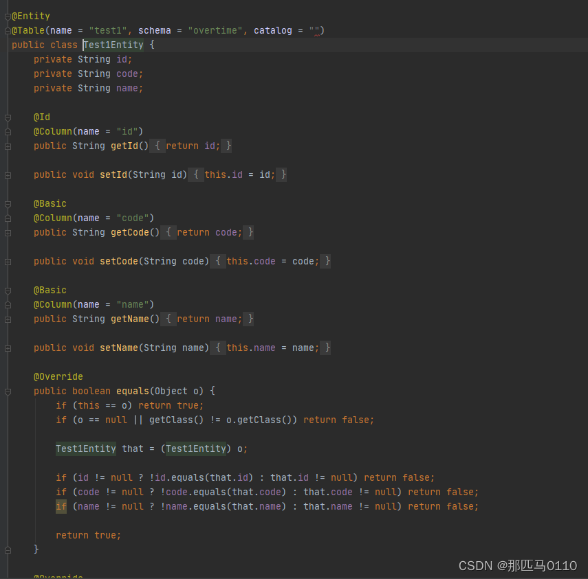 java，使用IDEA通过数据库表自动生成实体Entity_idea根据数据库表自动创建实体-CSDN博客